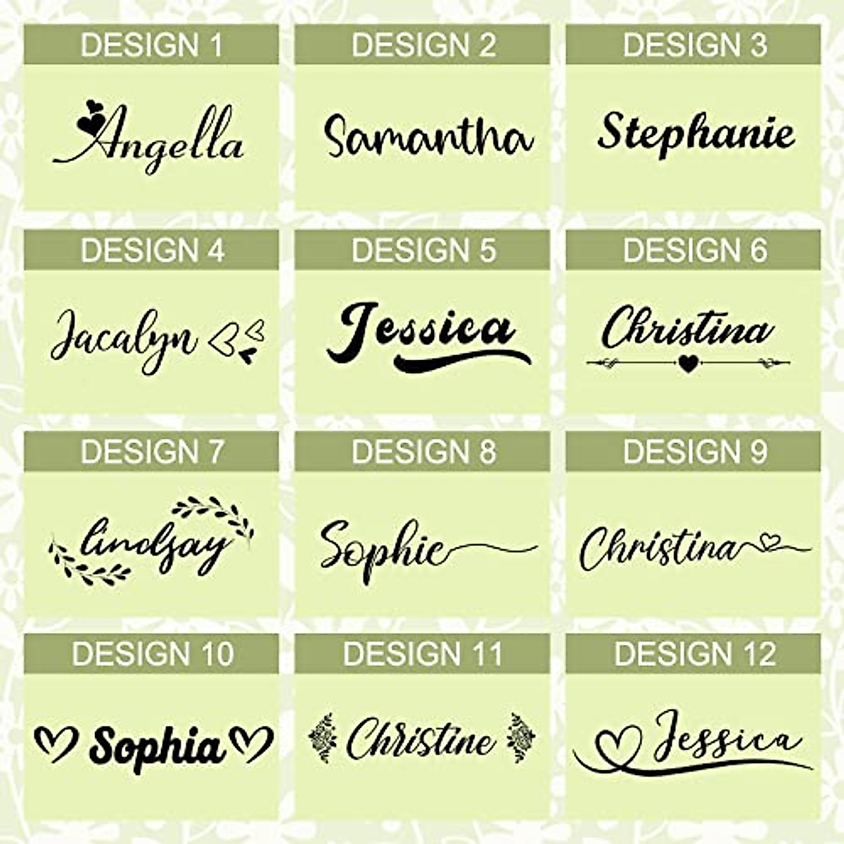 Slocenk Personalized Tumbler with Lid and Straw for Women Custom Stainless Steel Cups with Name Customized Gifts Laser Engraved 20oz