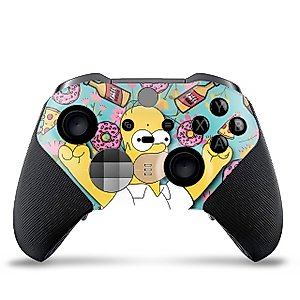 Simppson X-box Elite Controller Series 2 Limited Edition by DreamController. Custom Elite Series 2 Controller for X-box One/Series X/S. Made with Advanced Hydro-Dip Paint Technology (Not Just a Skin)