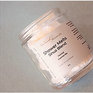 Sinus Shower Melts, for Congestion and Allergies, Shower Steamer, Multiple uses, Reusable Glass jar