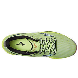 Mizuno mens Wave Rebellion Running Shoe, Neo Lime, 10 US