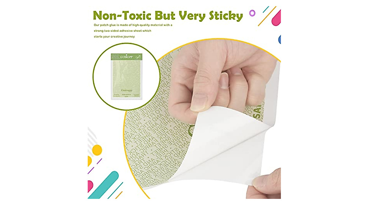 Magic Patch Adhesive Kit for Fast Fabric Repairs & Custom Patches