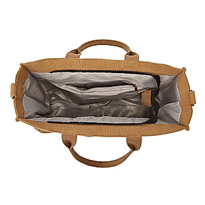 Niction Women's Corduroy Hobo Bag, Khaki, 13.38" x 4.72" x 10.23"