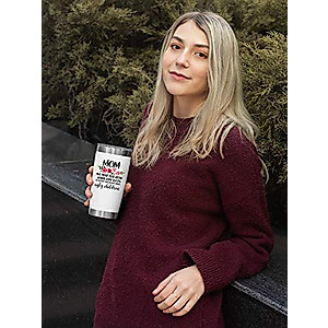 NewEleven Gifts For Mom From Daughter, Son - Mom Gifts - Birthday Gifts For Mom - Best Bday Presents For Mom, Wife, Women - Funny Birthday Presents From Daughter, Son, Husband - 20 Oz Wine Tumbler