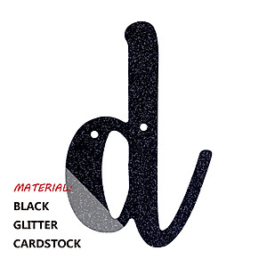 Black Glitter Tomorrow We Do Banner, Bridal Shower/Bride to Be/Engagement/Wedding Rehearsal Party Sign Paper Garlands Decorations Supplies (Pre-Strung)