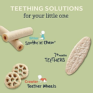 Gerber Snacks for Baby Teether Wheels, Banana Cream, 1.48 Ounce (Pack of 6)