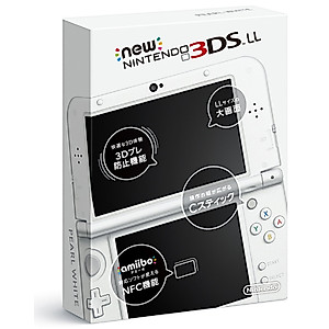 New Nintendo 3DS LL Pearl White (Japanese Imported Version - only plays Japanese version games)