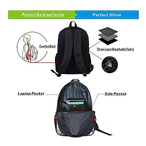Children Backpack Unisex Pupils Cartoon Students Bookbag Canvas Schoolbag Kid's Knapsack Teens Boy Girl Daypack (Style 1)