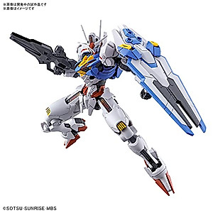 BANDAI NAMCO Entertainment HG 1/144 Mobile Suit Gundam The Witch from Mercury Aerial Gundam Model Kit, White (2593849)
