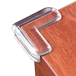 Clear Corner Guards(12 Pack),Table Corner Protectors,Clear Edge Bumpers,High Resistant Adhesive Gel,Corner Protector for Baby,Kids,Furniture,Cabinet,Glass,Coffee Table,ect.