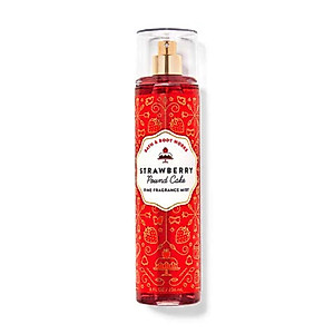 Bath & Body Works (8 fl.oz /236 mL) Strawberry Pound Cake Fragrance Mist (Packaging Design Varies)