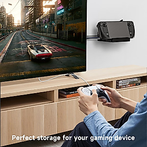 KUNSLUCK Wall Mount for Steam Deck Dock Official, Steam Deck Dock Wall Mount Stand, Mount Your Steam Deck on the wall or Near TV