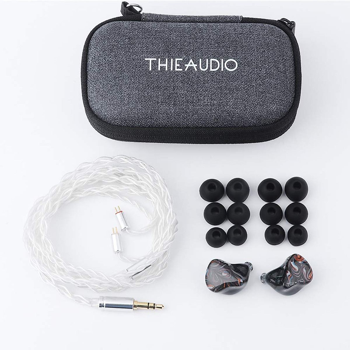 Linsoul THIEAUDIO Legacy 4 1DD+3BA Hybrid Driver in-Ear Monitor with 2 Tuning Switch, Detachable 7N OCC 0.78mm 2Pin Cable, Custom Faceplate