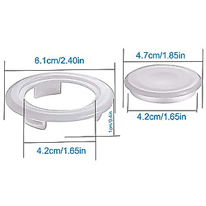 KECHIO Umbrella Cone Wedge and Table Umbrella Hole Ring and Cap Set for Outdoor Patio Umbrella, Umbrella Pole Diameter 1.5 Inch or Smaller