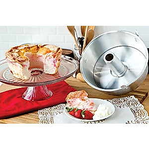 Fox Run Loose Bottom Angel Food Cake Pan, Aluminum, 10.75-Inch