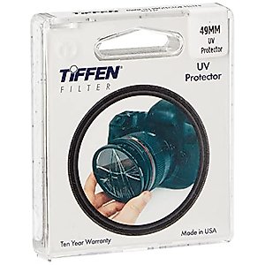 Tiffen 49UVP 49mm UV Protection Camera Lens Filter , Black