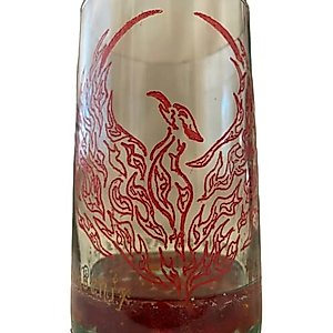 Phoenix Rising Candle Holder Home Decor Scripture Rebirth Persevere