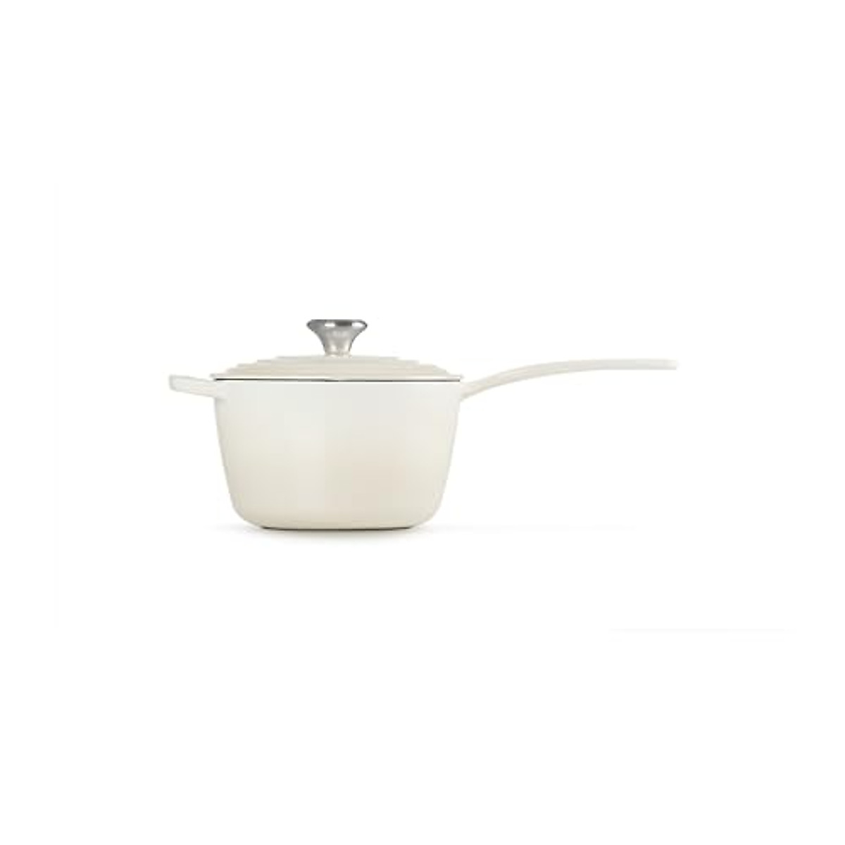 Le Creuset Enameled Cast Iron Signature Saucepan, 2.25 qt., Meringue