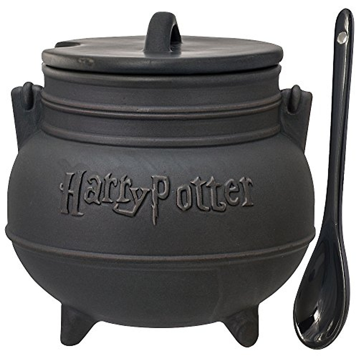 Harry Potter - 48013 Harry Potter Cauldron Soup Mug with Spoon, Standard, Black