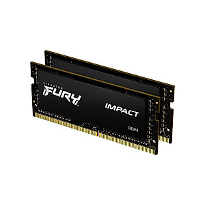 Kingston FURY Renegade 1TB PCIe Gen 4 NVMe M.2 Internal Gaming SSD FURY Impact 32GB (2x16GB) 3200MT/s DDR4 CL20 Laptop Memory Kit Bundle