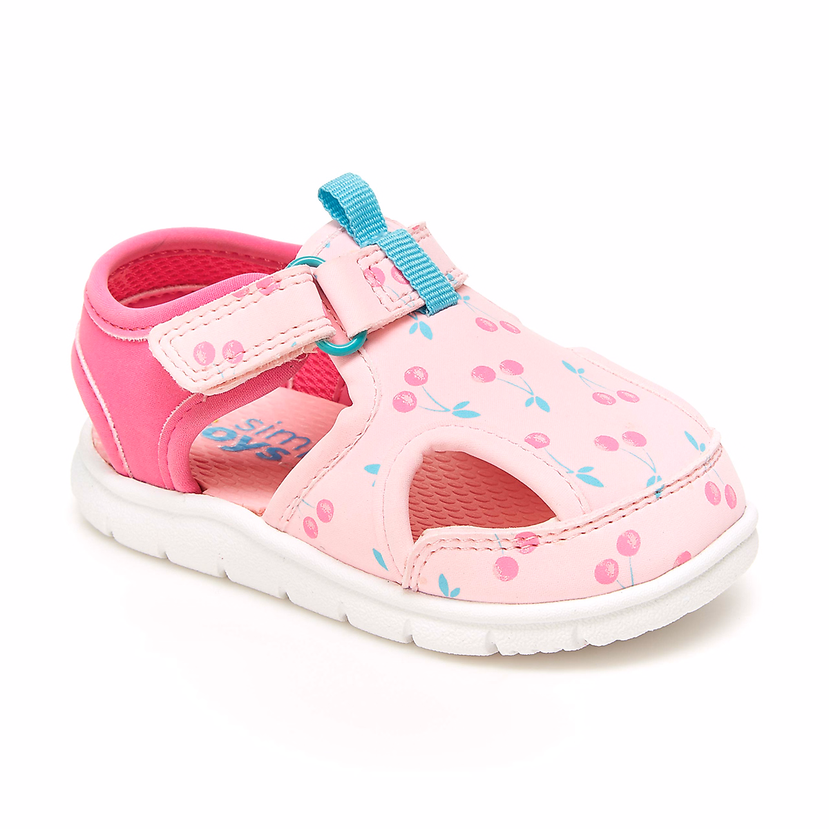 Simple Joys by Carter's Baby Boys Shawn Water Sandal, Pink, 4 Infant
