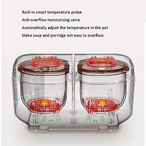 ZJYJFBY Rice Cooker 1.51.5L Home Double Inner Integrated Multi function Rice Cooker, 12H Appointment and Insulation, for