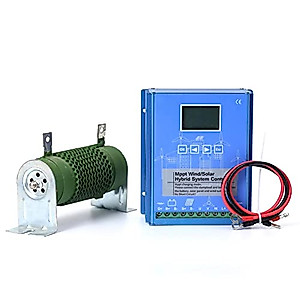 3KW Wind Turbine Generator Kit 24v 48v 96v 120v Free Energy Windmill Vertical Axis Wind Turbine Generator Home Three Phase Generator Maglev Breeze Start (Color : 48v)