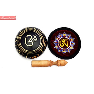 3.75" Tibetan OM Yoga Meditation Peace Singing Bowl