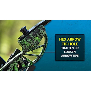 AMS Bowfishing Water Moc Recurve Bowfishing Kit - Right Hand - 45# Draw Weight