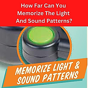 Perfect Life Ideas Light and Sound Memory Game for Kids Adults Stocking Stuffers for Boys Kids - Electronic Game Brain Games Learning Aid Teen Boy Girl Adults Seniors Stocking Stuffers