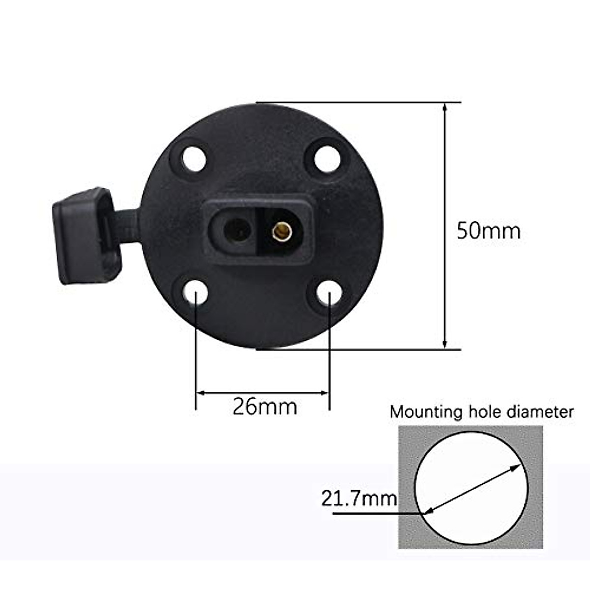CERRXIAN 55cm 10AWG SAE SocketSidewall Port Cord & 50cm 10AWG SAE to Male & Female Cable with SAE Conector