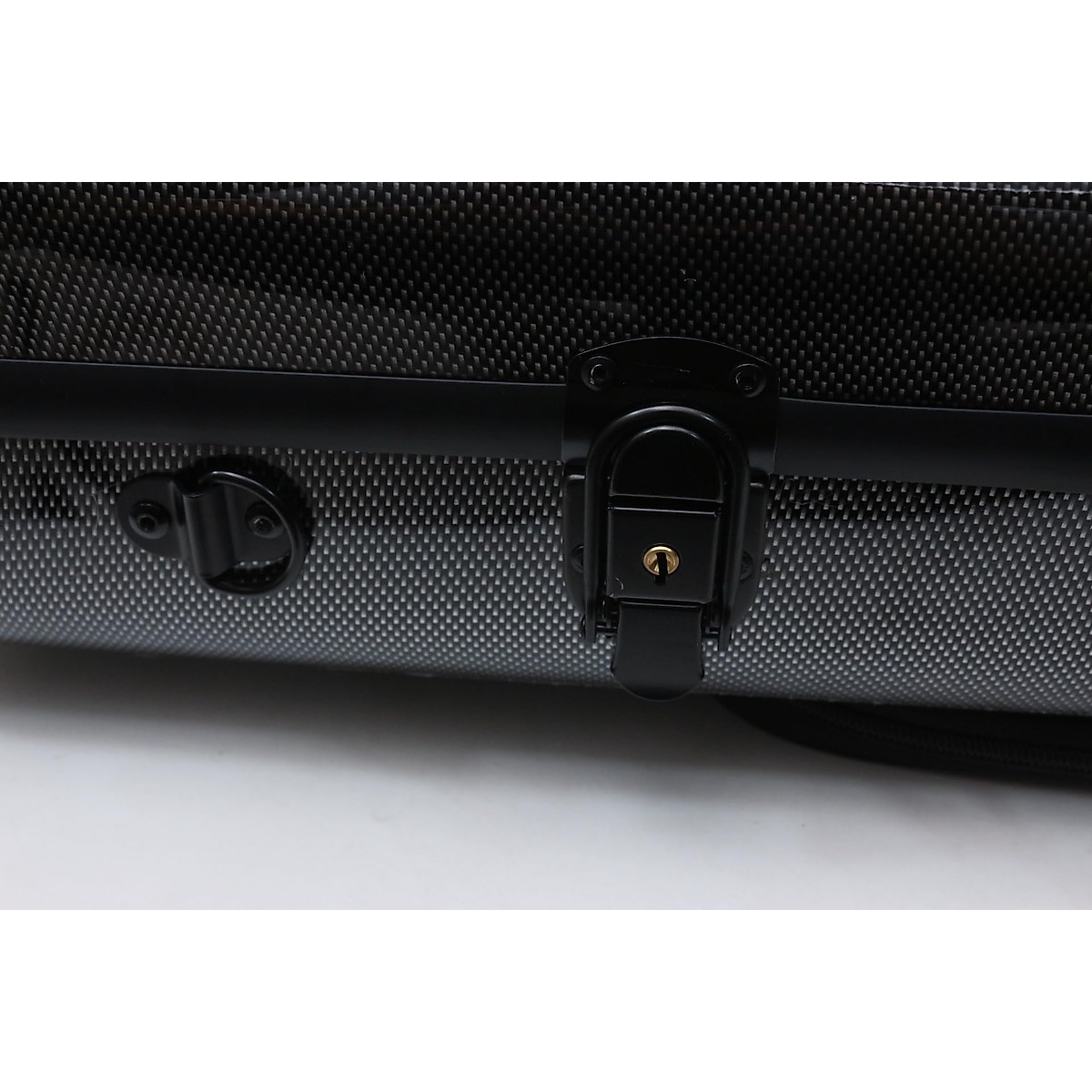 WUQIMUSC 16 inch Viola Case Durable Carbon Fiber Composite Oblong Viola Box fit For 15-17inch Adjustable