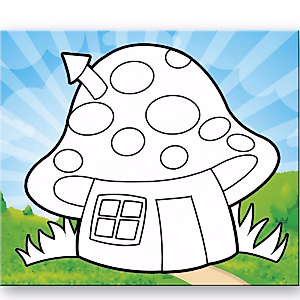 Toykraft: Sand Art Kit House, Sand Art Games, Art Kit for Kids, Games for Kids Ages 7-12, Gift for Girls Boys Ages 7-12, Fantasy Homes