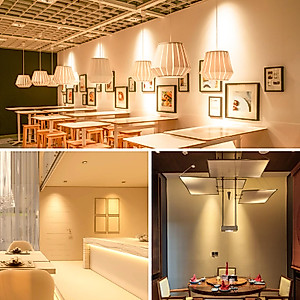 qinghemengxia GU10 Halogen Bulb 120v 50w Halogen Light Bulbs, 2800k Warm White gu10 Dimmable for Track Light Bulbs Glass Cover for Range Hood Light Bulbs Pack of 6