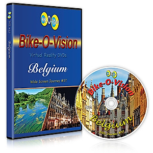 Bike-O-Vision - Virtual Cycling Adventure - Belgium - Perfect for Indoor Cycling and Treadmill Workouts - Cardio Fitness Scenery Video (Widescreen DVD #37)