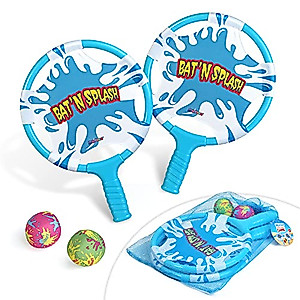 Water Paddle Ball Swimming Pool Game - Fun Pool Games for Adults and Kids - Beach Games for Family Fun.