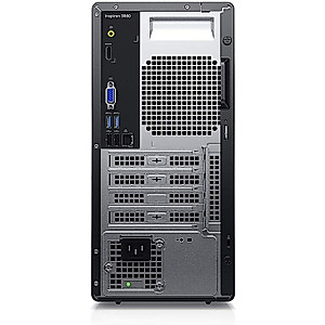 Dell 2023 Inspiron 3910 Business Tower Desktop Computer, 12th Gen Intel Hexa-Core i5-12400 up to 4.4GHz (Beat i7-11700), 8GB DDR4 RAM, 256GB PCIe SSD + 1TB HDD, WiFi 6, Bluetooth, Windows 11 Pro