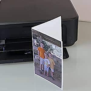 PPD 20 Inkjet Printable Greeting Cards A4 Pre-Scored to A5 260gsm Gloss Inc Envelopes PPD-51-ENV-20