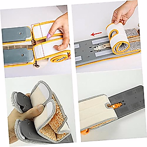 Floor Cleaner Mop 2pcs Floor Cleaner mop Floor mops Cleaning mops Push mop Cloth dust Cloth Double Sided mop Cloth mop Accessories Cleaning Tool Cleaning Cloth Flat