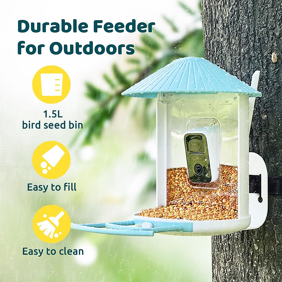 NETVUE Birdfy Lite Camera with Solar Panel