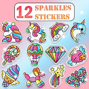 5D Diamond Painting Kits For Kids - Make Your Own GEM Stickers - Arts and Crafts for Kids,Girls and Boys - Gem Art Painting Kits - Gift Ideas for Girls Crafts Age 4,5,6,7,8,9,10-12,6-8(Magical)