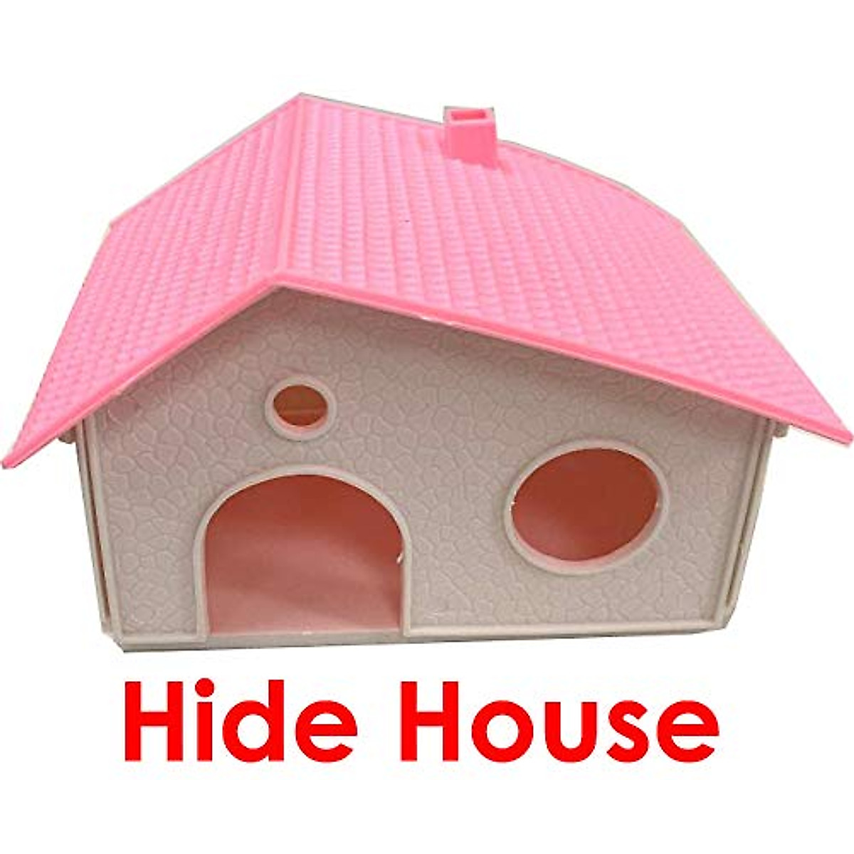 Large Twin Tower 5-Levels Crossing Level Tube Habitat Syrian Hamster Rodent Gerbil Mouse Mice Rat Wire Animal Cage (Pink, 5-Levels)