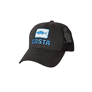 Costa XL Trucker Hat, Tuna, Black + Black