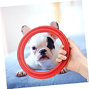 IFANLANDOR Dog Outdoor Toys Puppy Chew Toy Dog Catching Ring Puppy Teething Toy Dog Chewing Ring Pet Teether Toy Puppy Dog Toys Flexible Ring Pet Toy Border Collie Rubber Pet Dog