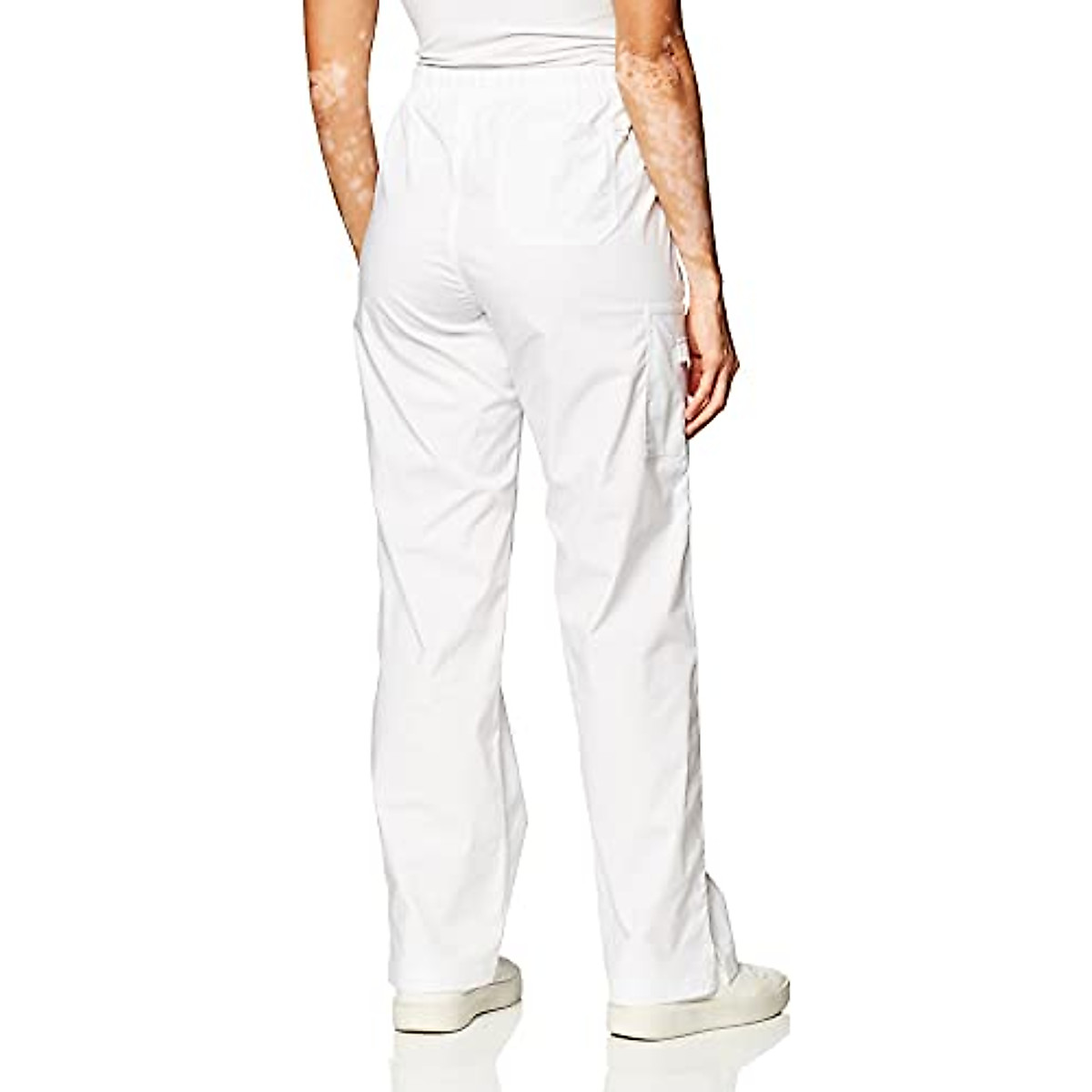 WonderWink womens Faith Multi-pocket Cargo Pants, True White, Medium US