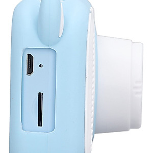20MP Kid Camera, 2 Inch Color Display Timer Video 1080P USB Digital Camera with Card Reader for School (Blue+White)