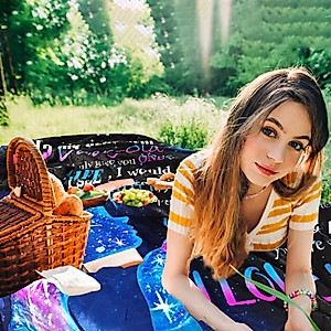 Akoigun 13th Birthday Gifts for Girls, 13 Year Old Girl Gifts Blanket for Women, Best Gifts for 13 Year Old Girls, 13 Year Old Girl Gift Ideas, 13th Birthday Decorations for Girl Throw Blanket 60"X50"