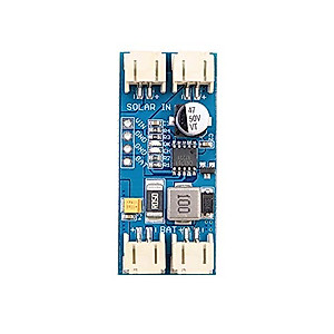 HiLetgo CN3791 Solar Charge Controller Board MPPT 1 Cell LiPo Battery Charge 12V Solar Panel Charger Regulator Control Module JST PH2.0 Auto Recharge for Battery withCables