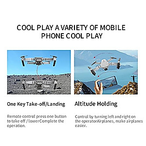 Mins Drones with Camera for Adults, Dual 1080p HD FPV Camera, Foldable Drones Remote Control Toys Gfts for Beginners, Altitude Hold, Headless Mode, One Key Start, Speed Adjustment