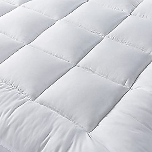 Naluka Pillow Top Mattress Topper Full Down Alternative Cooling Mattress Pad 2inch Thick Pillowtop Mattress Cover
