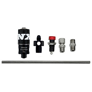 Nitrous Express 15601 Nitrous Purge Valve Including D-6 Manifold, Push Button and Vent Tube